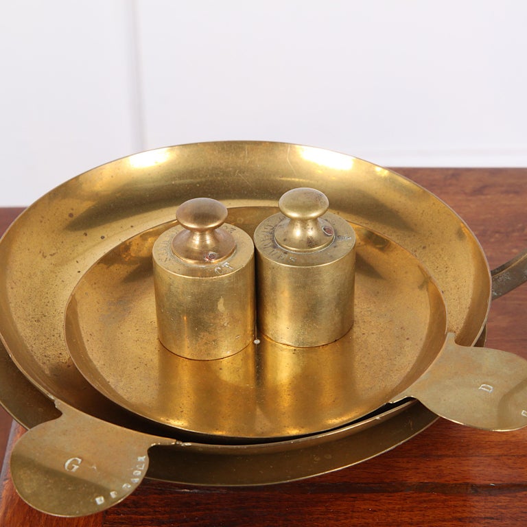 19th Century Brass Balance Scale at 1stDibs