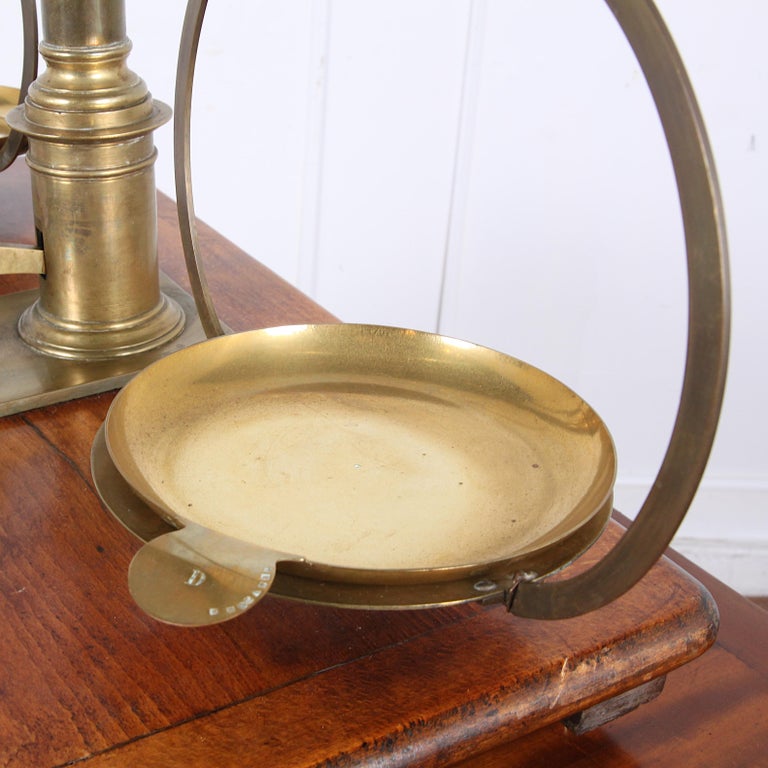 19th Century Brass Balance Scale at 1stDibs