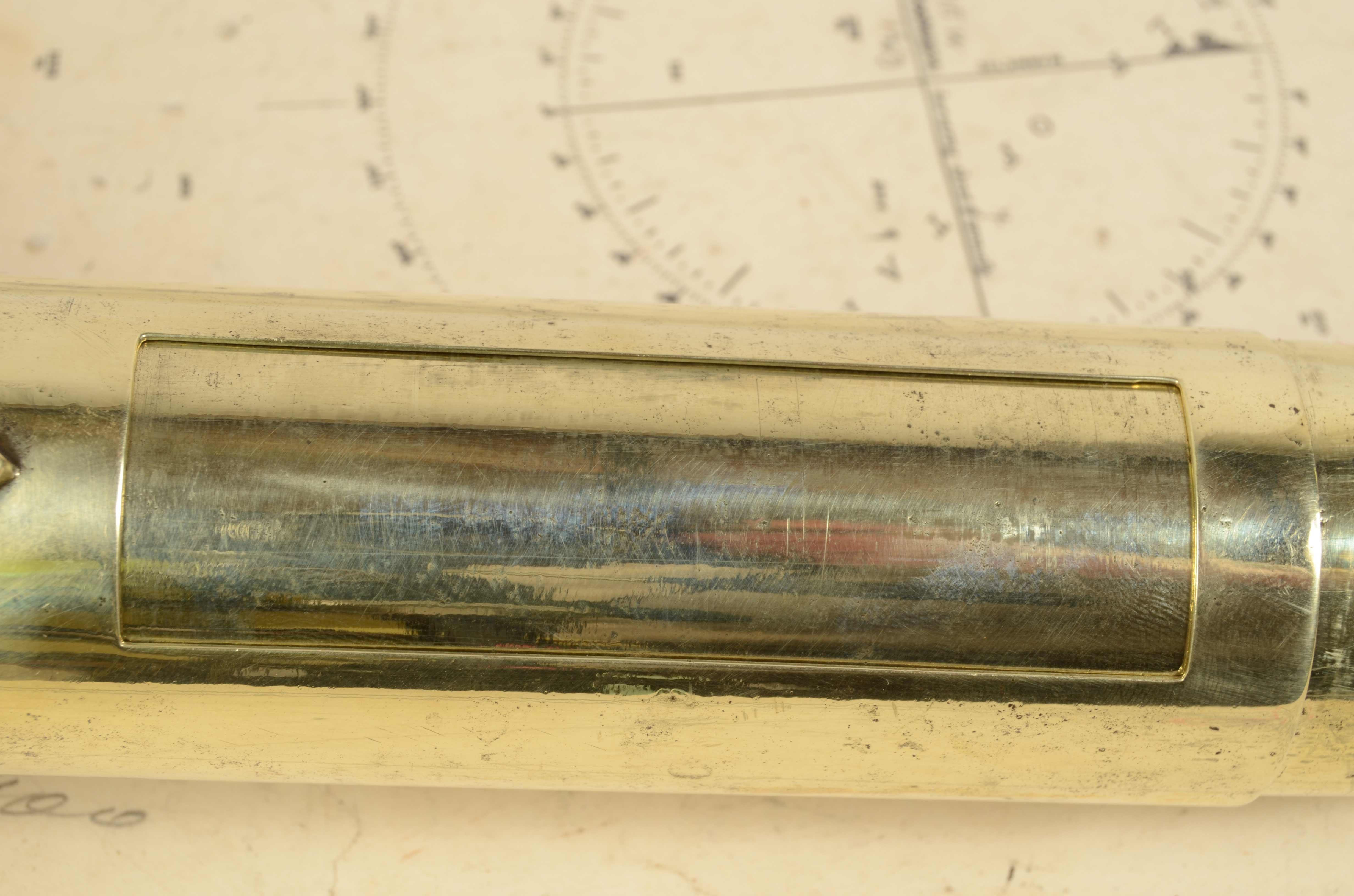 19th Century Brass Harpoon Walker's Ship Log Antique Navigation ...