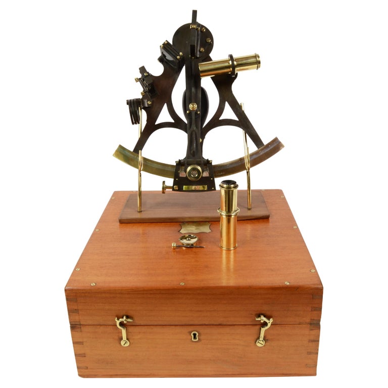 19th Century Brass Sextant Mc Millan and Talbott Antique Marine ...