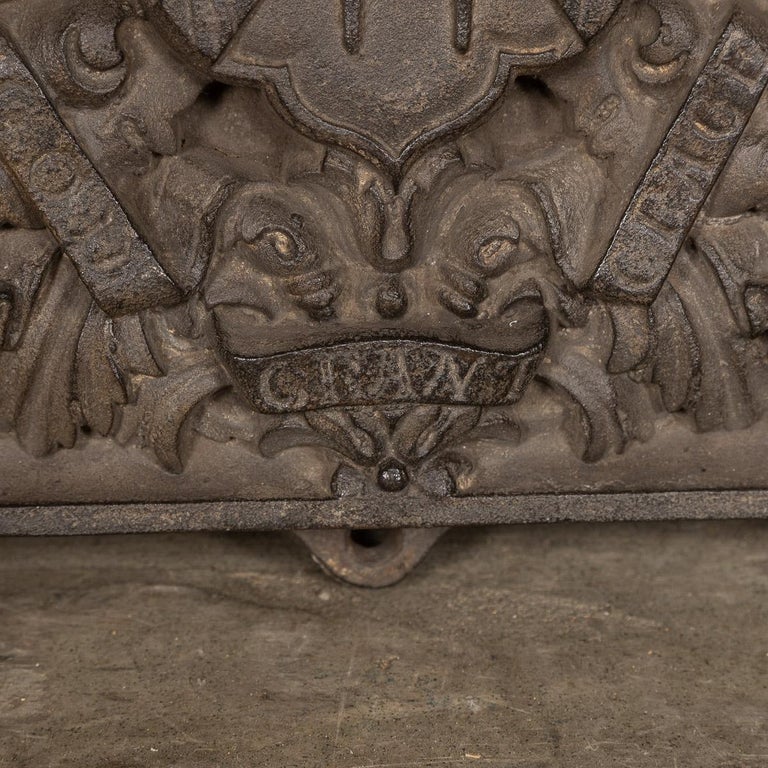 19th Century British Cast Iron 'Worshipful Order of Grocers' Crest, c ...