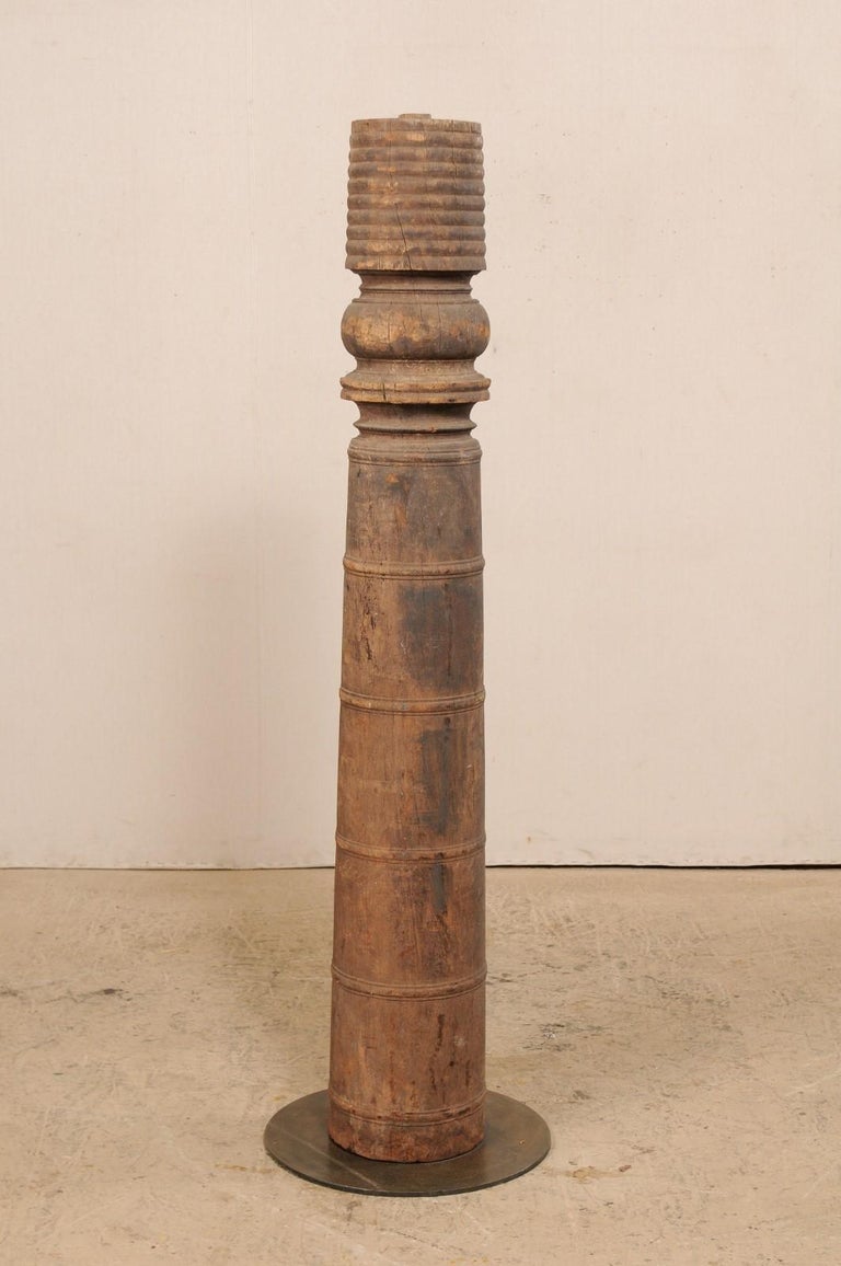 19th Century British Colonial Architectural Column on Stand at 1stDibs