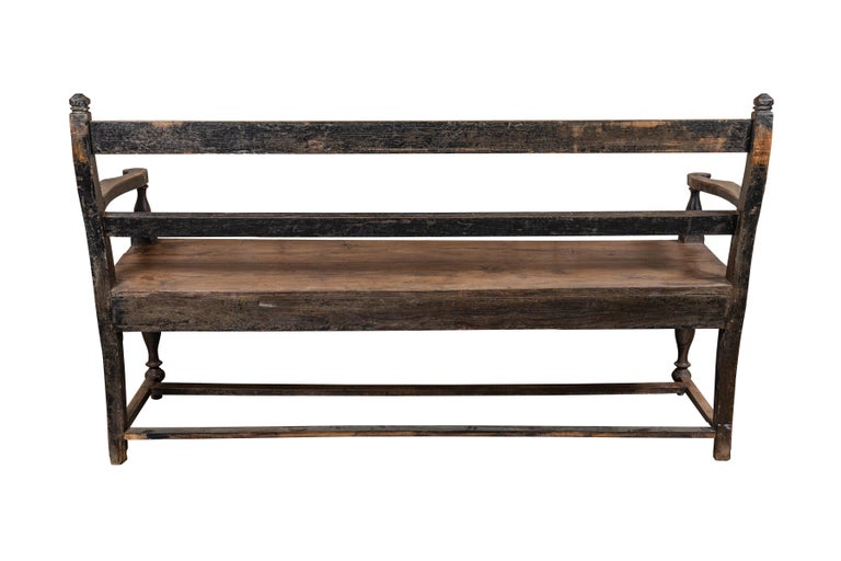 19th Century British Colonial Teak Bench at 1stDibs