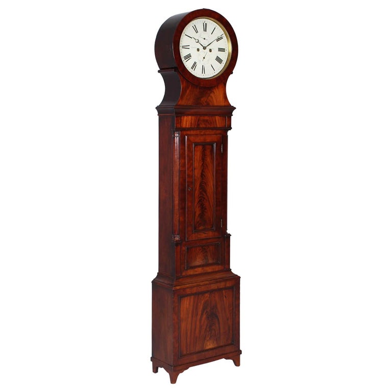 19th Century British Grandfather Clock, Longcase, Mahogany, Scotland ...
