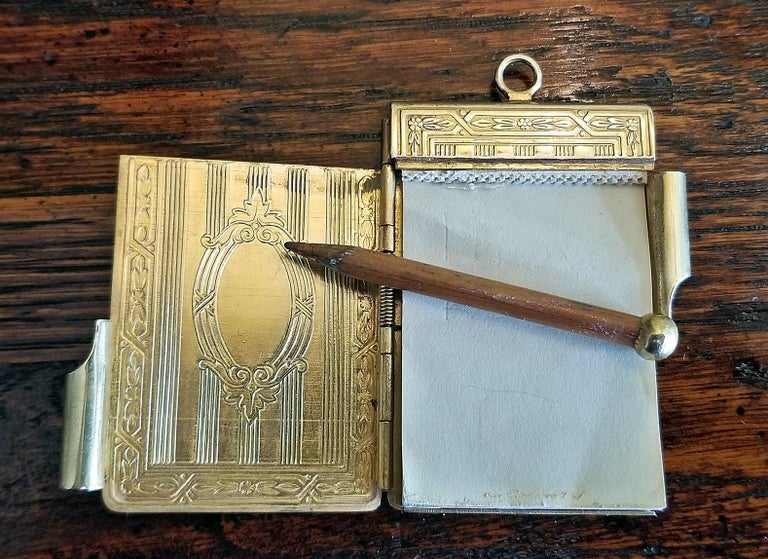 19th Century British Ladies Brass Pocket Notebook at 1stDibs | 19th ...
