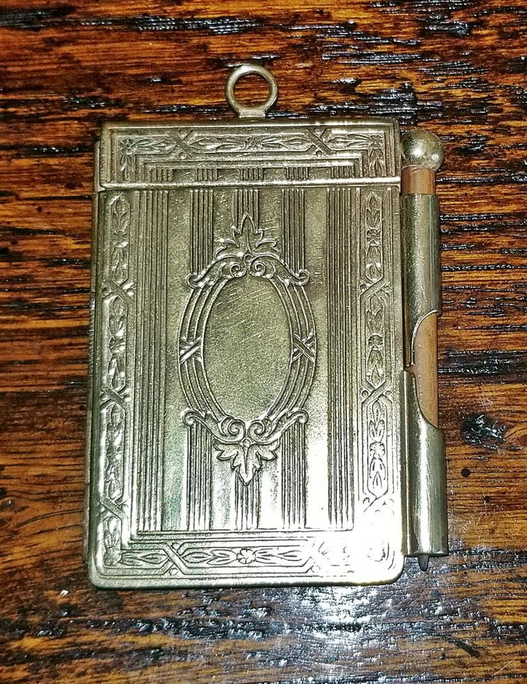 19th Century British Ladies Brass Pocket Notebook at 1stDibs | 19th ...