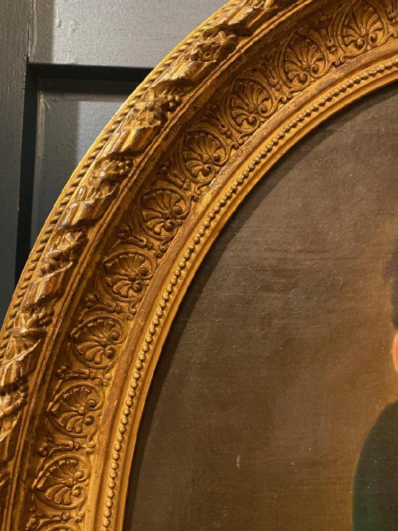 19th Century British Regency Era Portrait of a Man Oil on Canvas ...
