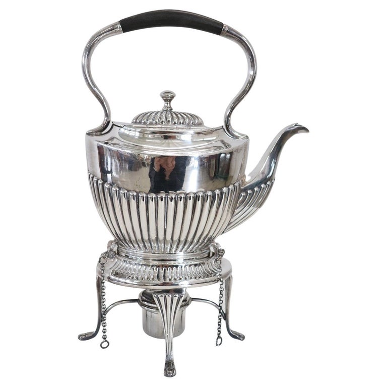 19th Century British Silver Plate Teapot at 1stDibs