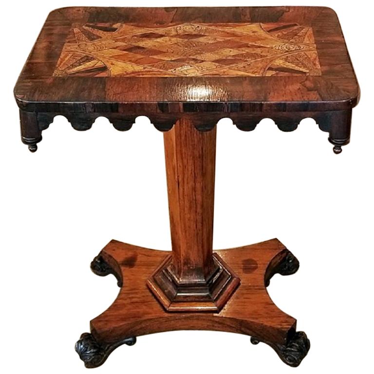 British Colonial Octagonal Side Table at 1stDibs