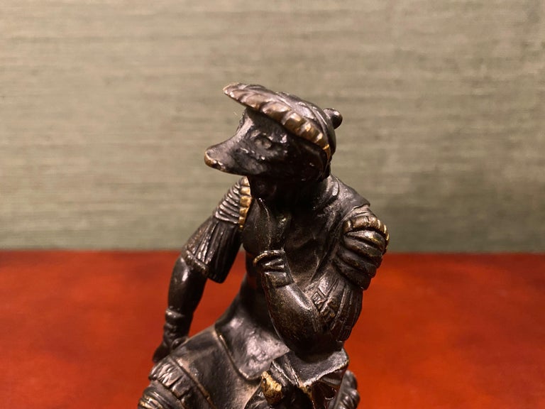 19th Century Bronze Figure of Lorenzo de Medici The Thinker after ...