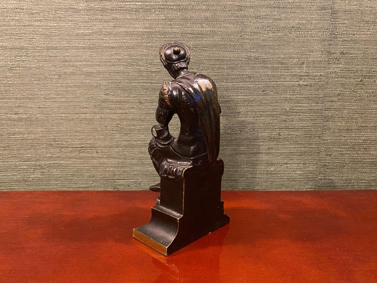 19th Century Bronze Figure of Lorenzo de Medici The Thinker after ...