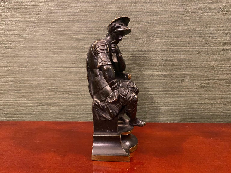 19th Century Bronze Figure of Lorenzo de Medici The Thinker after ...