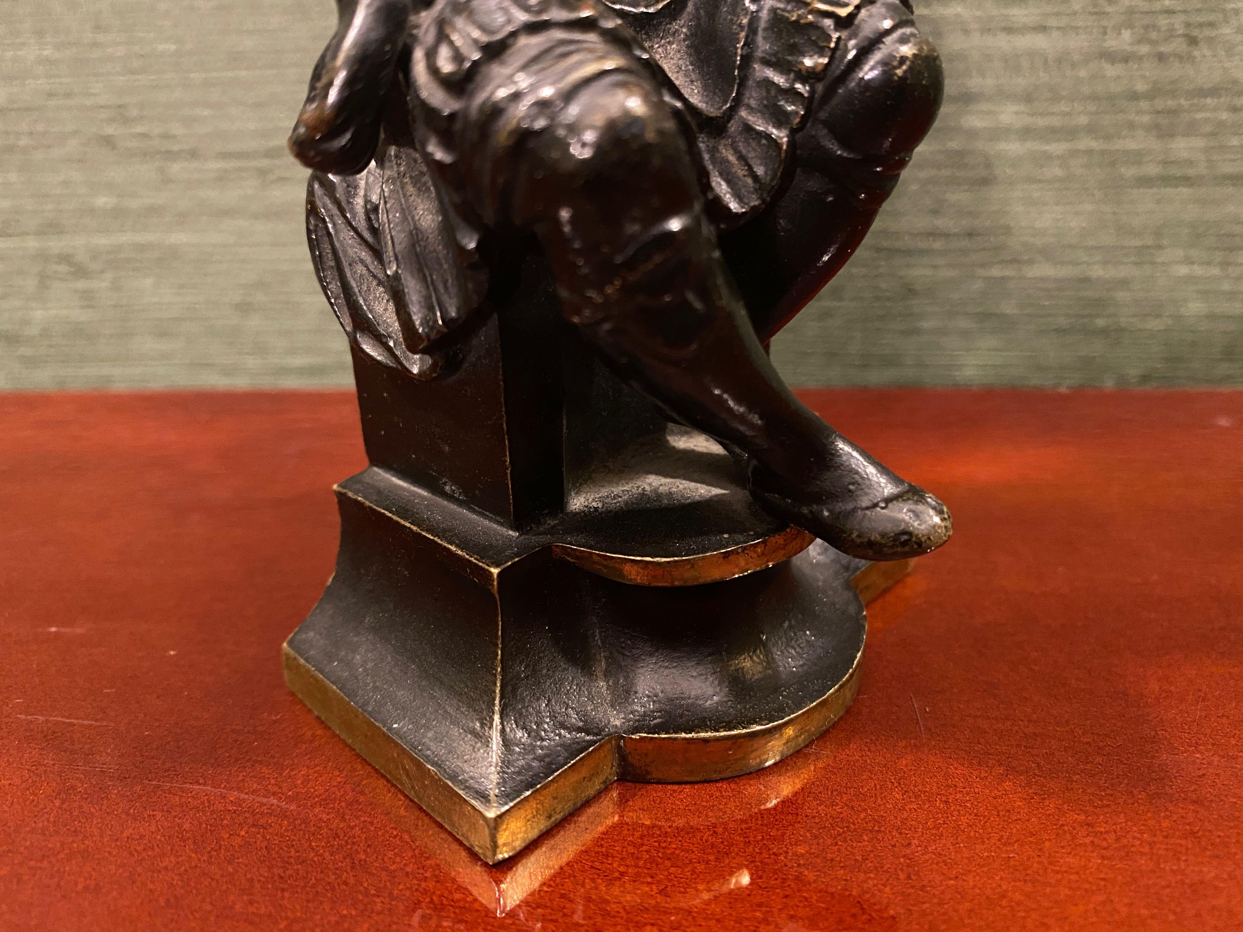 19th Century Bronze Figure of Lorenzo de Medici The Thinker after ...