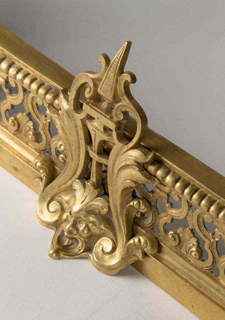 19th Century Bronze Gilded Fire Mantel Andirons Signed Didier ...