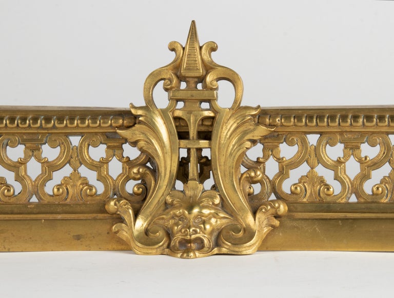 19th Century Bronze Gilded Fire Mantel Andirons Signed Didier ...
