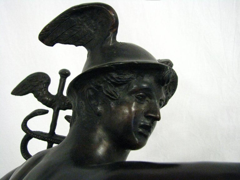 19th Century Bronze Statue of the Flying Mercury after Giovanni da ...
