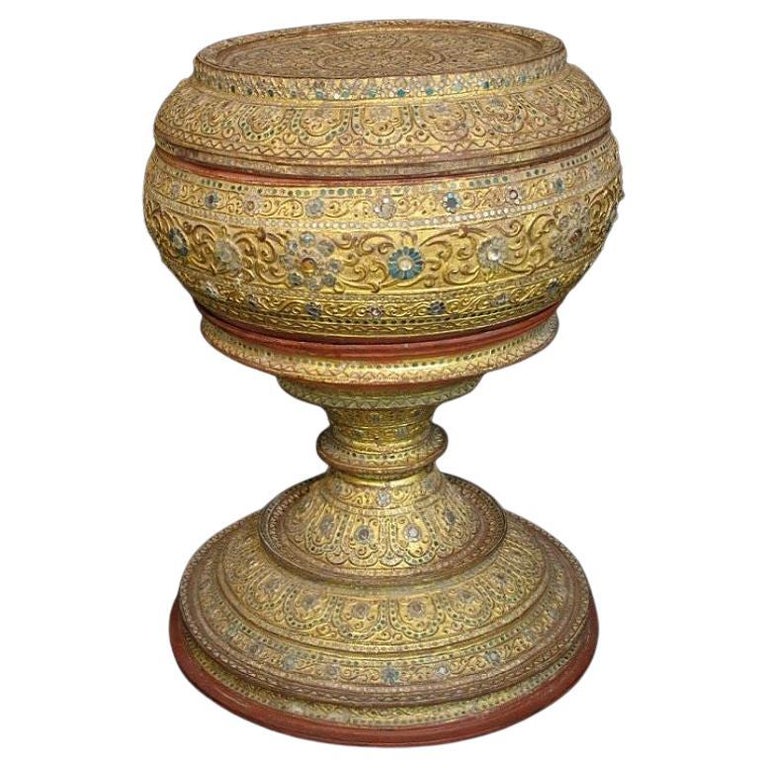 19th Century Burmese Offering Vessel from Burma For Sale at 1stDibs