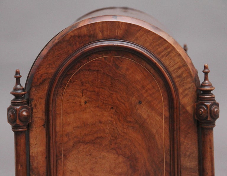 19th Century Burr Walnut and Marquetry Cellarette For Sale at 1stDibs