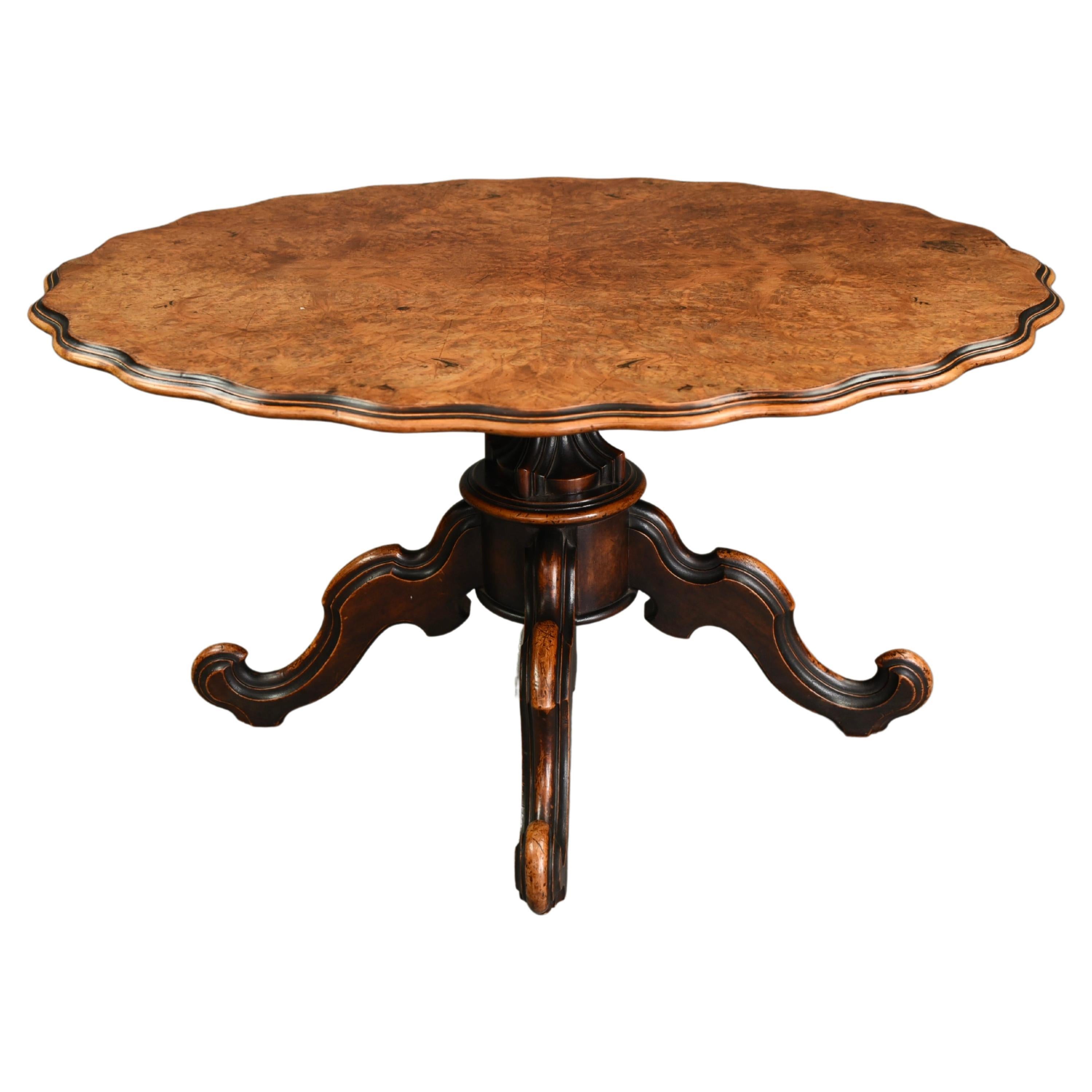 19th Century, French Belle Époque Coffee Table in Walnut For Sale at ...
