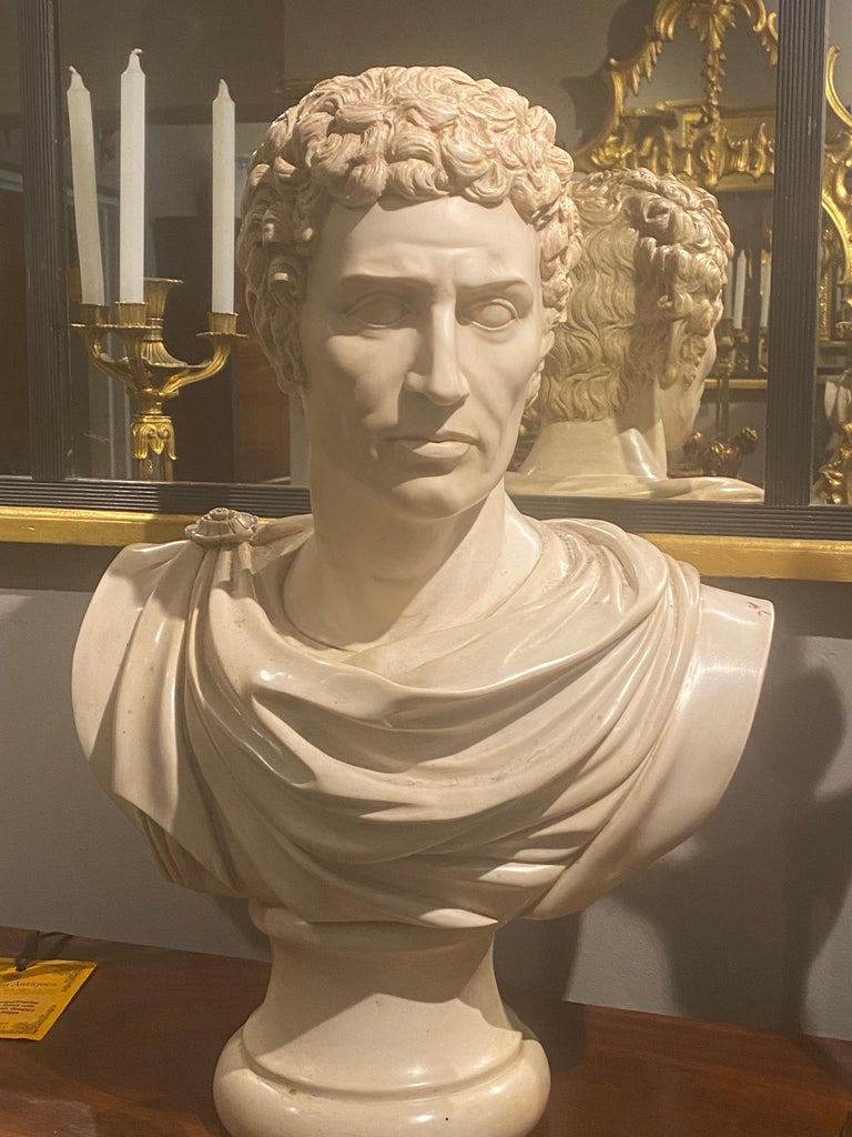 19th Century Bust of Nobleman For Sale at 1stDibs