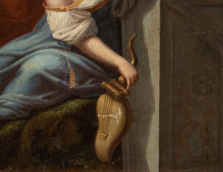 19th Century, by Raffaello Sanzio Painting Parnassus Oil Canvas at 1stDibs