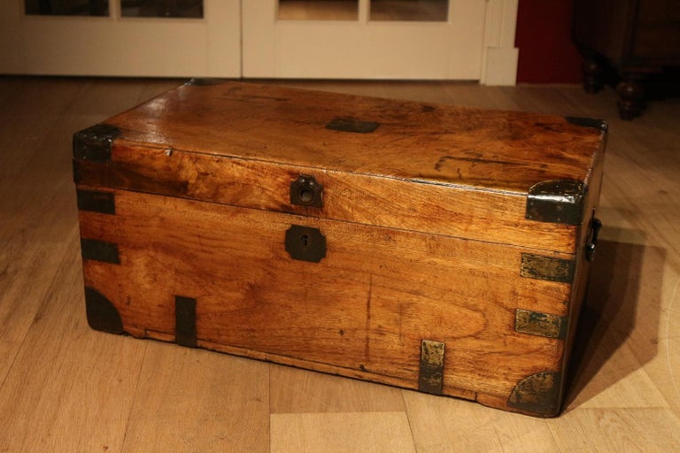 19th Century Camphor Wooden Box at 1stDibs