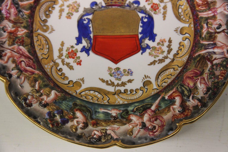 19th Century Capodimonte Plate at 1stDibs