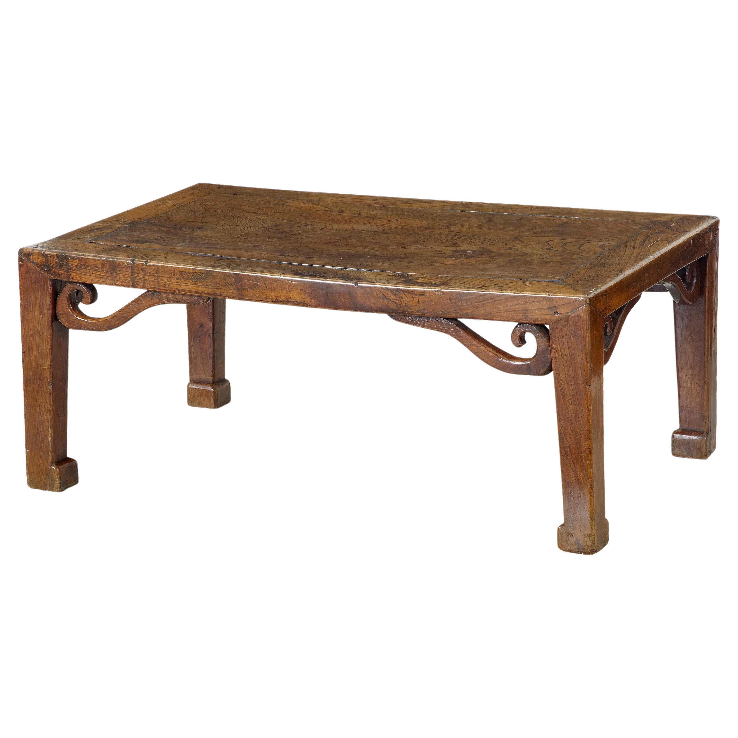19th Century Small Chinese Huanghuali Kang Table at 1stDibs