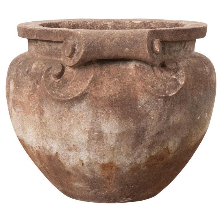 19th Century Carved English Pot For Sale at 1stDibs