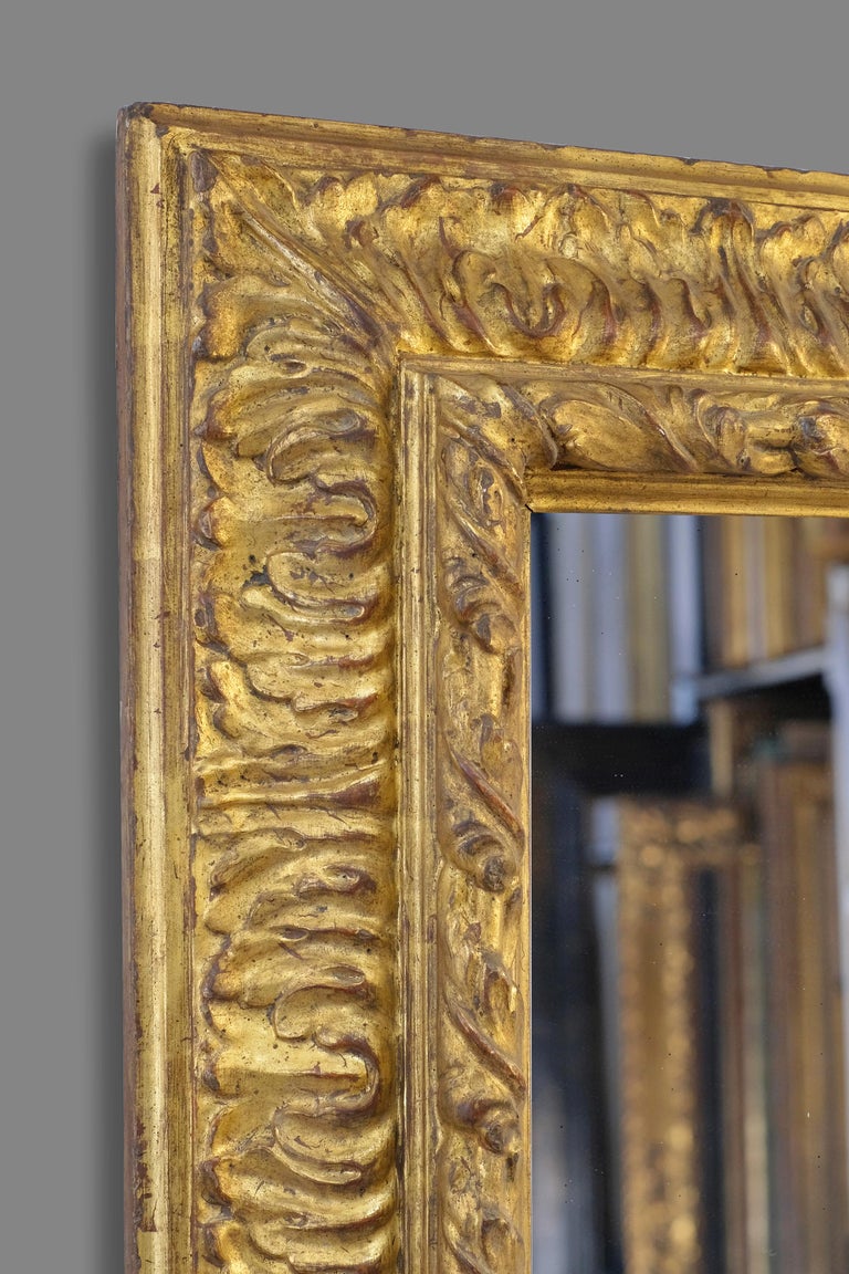 19th Century Carved Italian Later Baroque Frame, with Choice of Mirror ...