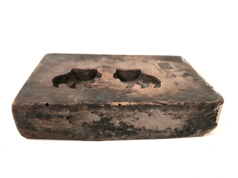 19th Century Carved Wood Bear Claw Mold at 1stDibs