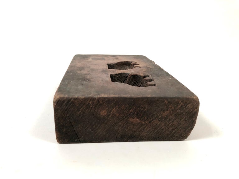 19th Century Carved Wood Bear Claw Mold at 1stDibs