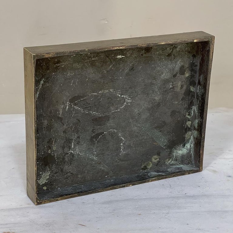 19th Century Cast Bronze Decorative Masonry Plaque For Sale at 1stDibs