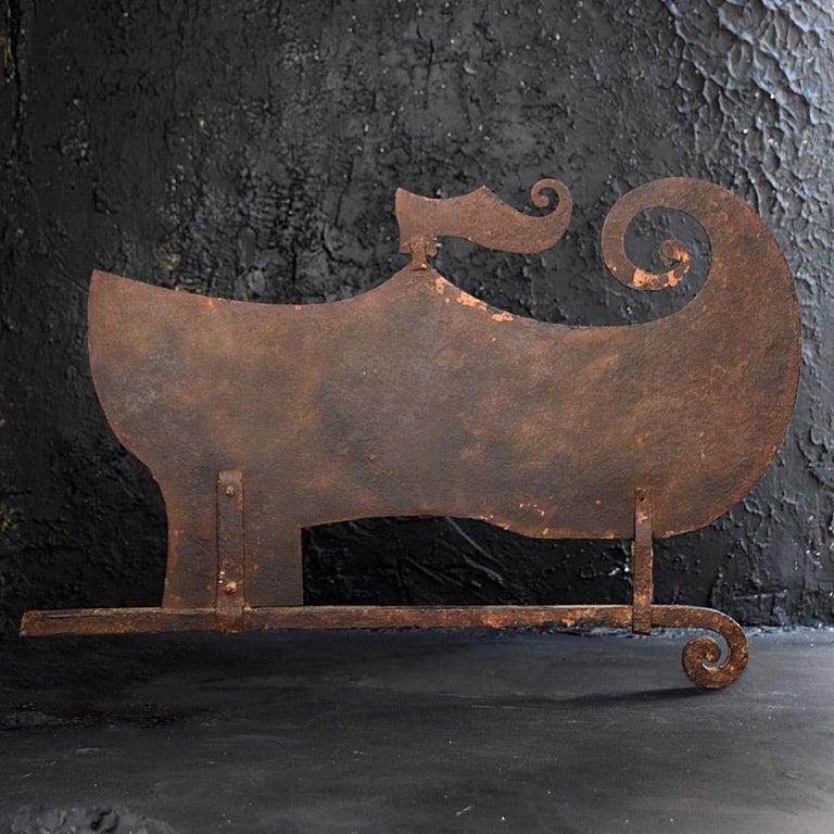 19th Century Cast Iron Shoemaker’s Trade Sign For Sale at 1stDibs