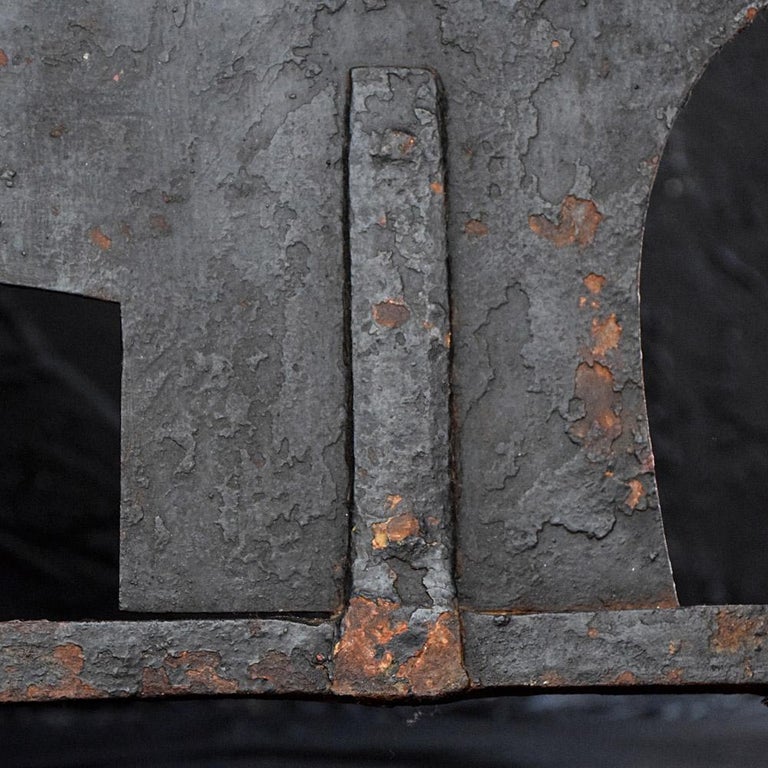 19th Century Cast Iron Shoemaker’s Trade Sign For Sale at 1stDibs