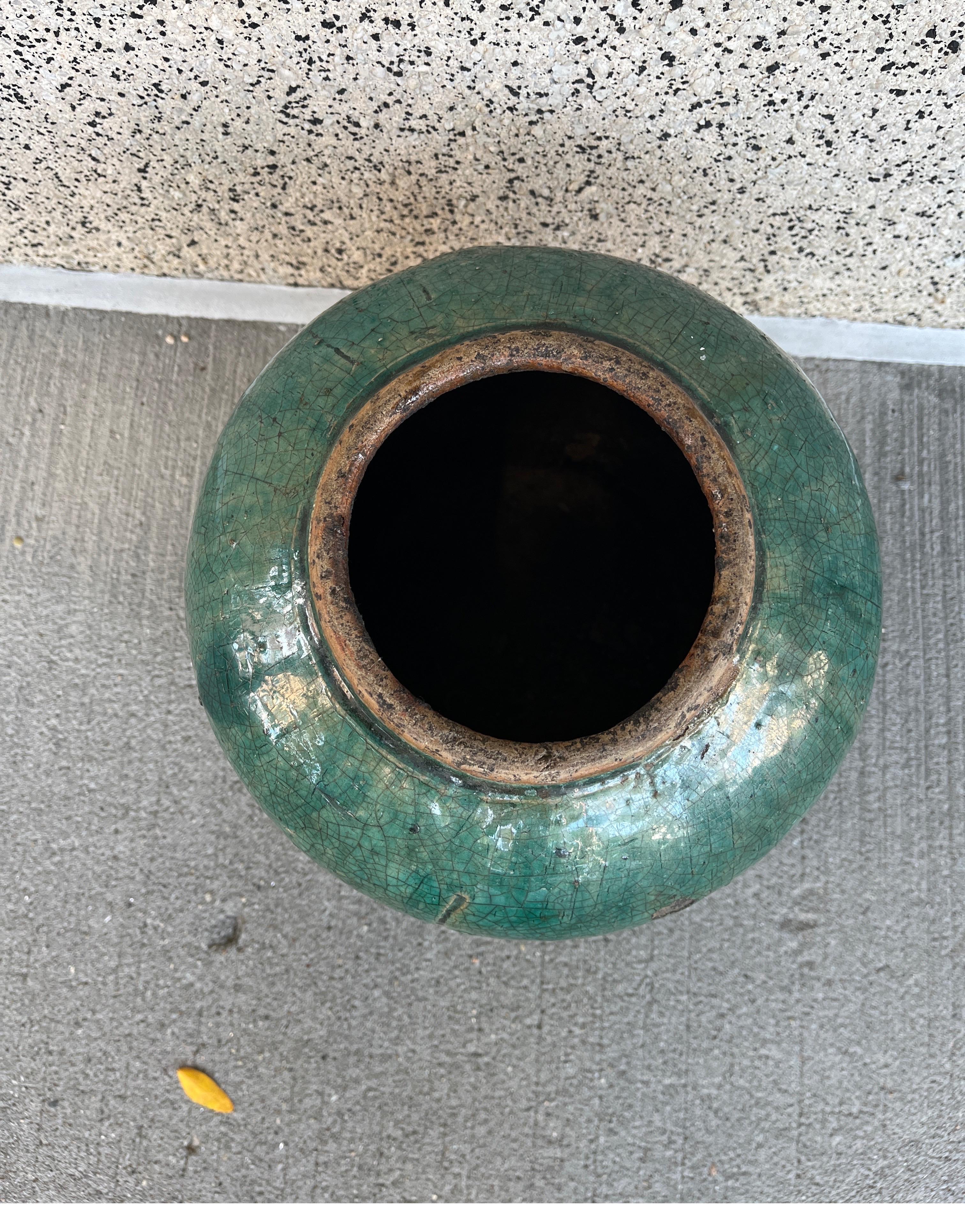 19th Century Ceramic Chinese Ginger Jar at 1stDibs