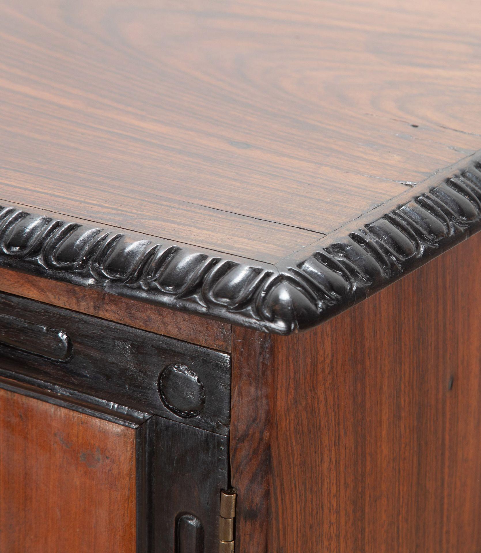 19th Century Ceylonese Colonial Four Door Cabinet For Sale at 1stDibs