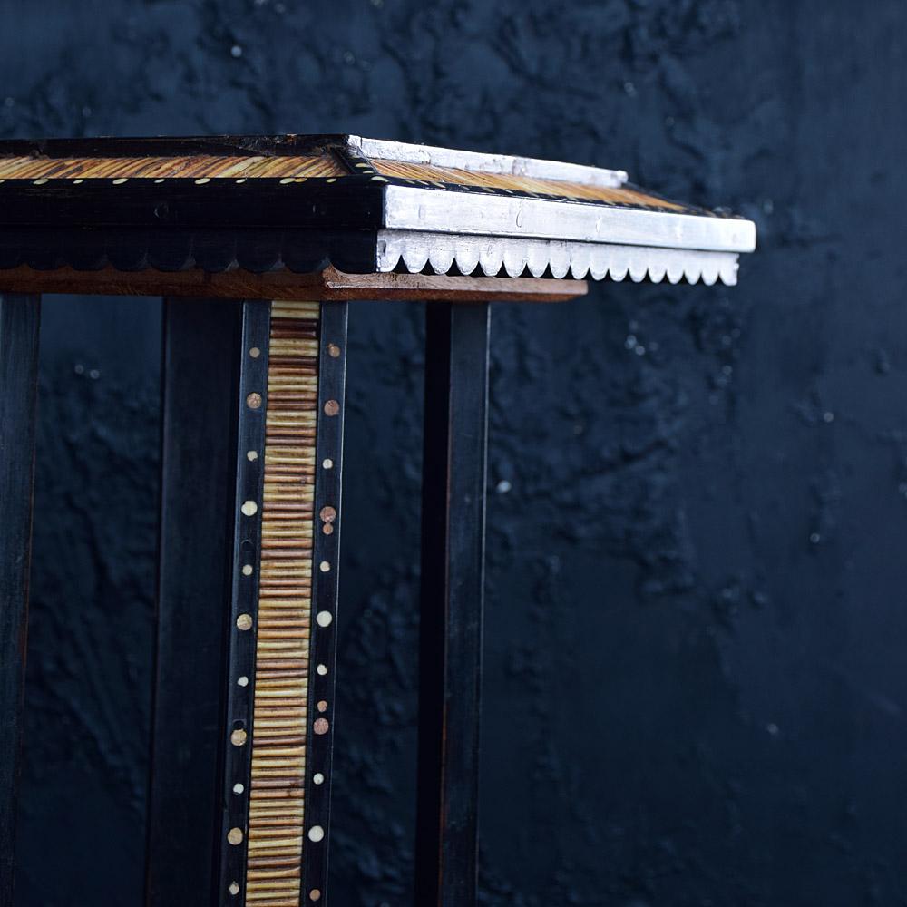 19th Century Ceylonese Quill and Wood Occasional Table at 1stDibs