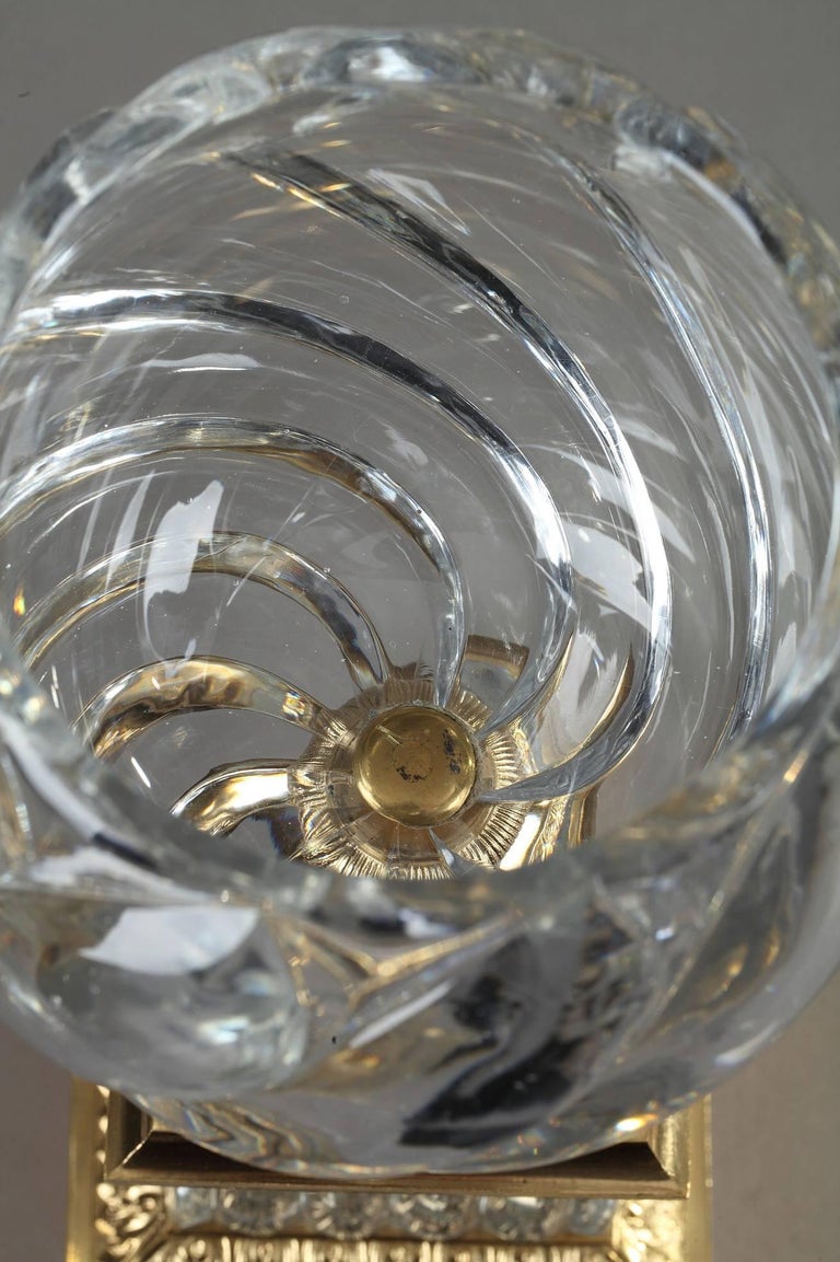 19th Century Charles X Ormolu and Cut-Crystal Candy Dish at 1stDibs