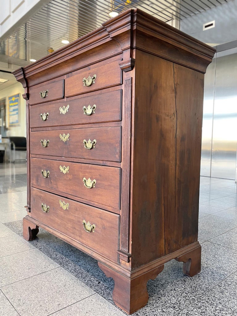 19th Century Cherry and Chestnut Chest of Drawers For Sale at 1stDibs ...