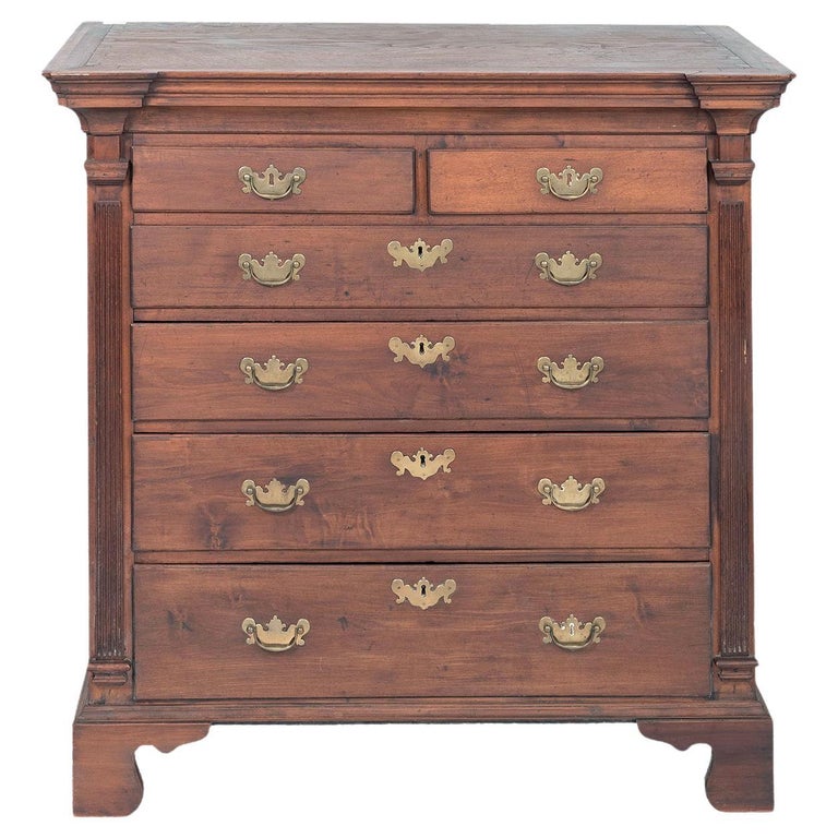 19th Century Cherry and Chestnut Chest of Drawers For Sale at 1stDibs ...