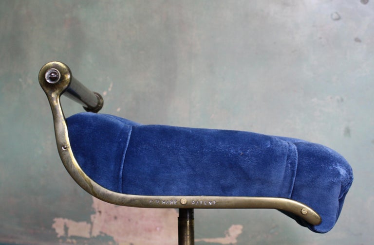 19th Century C.H.Hare Cast and Tubular Brass Adjustable Music Cello ...