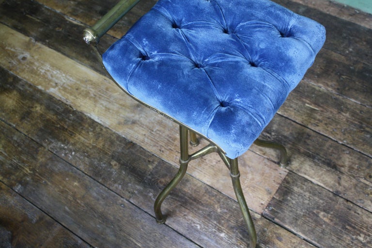 19th Century C.H.Hare Cast and Tubular Brass Adjustable Music Cello ...