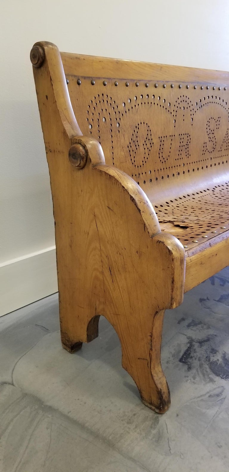 19th Century Children's Church Pew or Bench For Sale at 1stDibs