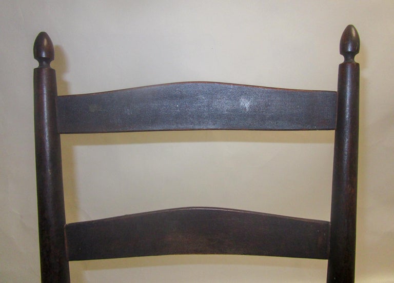 19th Century Child's Maple Shaker Rocking Armchair For Sale at 1stDibs