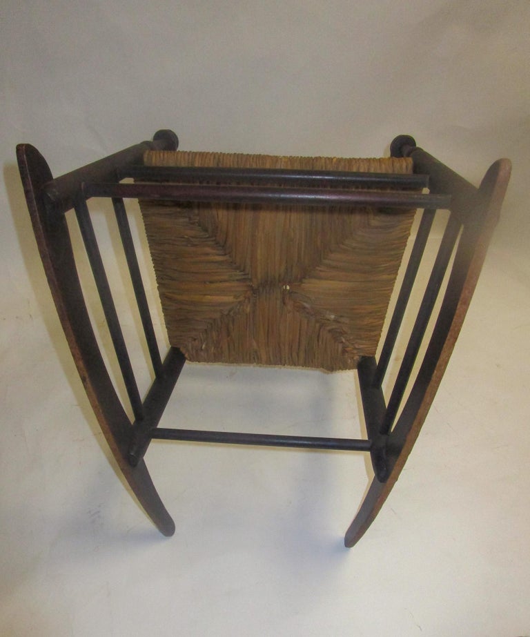 19th Century Child's Maple Shaker Rocking Armchair at 1stDibs