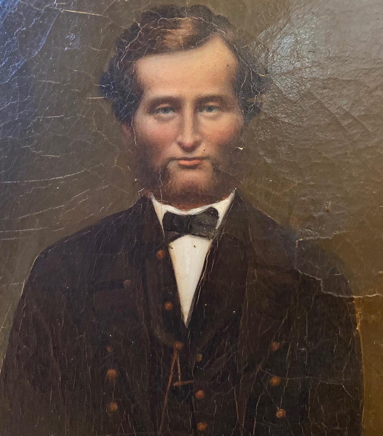 19th Century China Trade Pair of Portraits of Sea Captain and Wife For ...