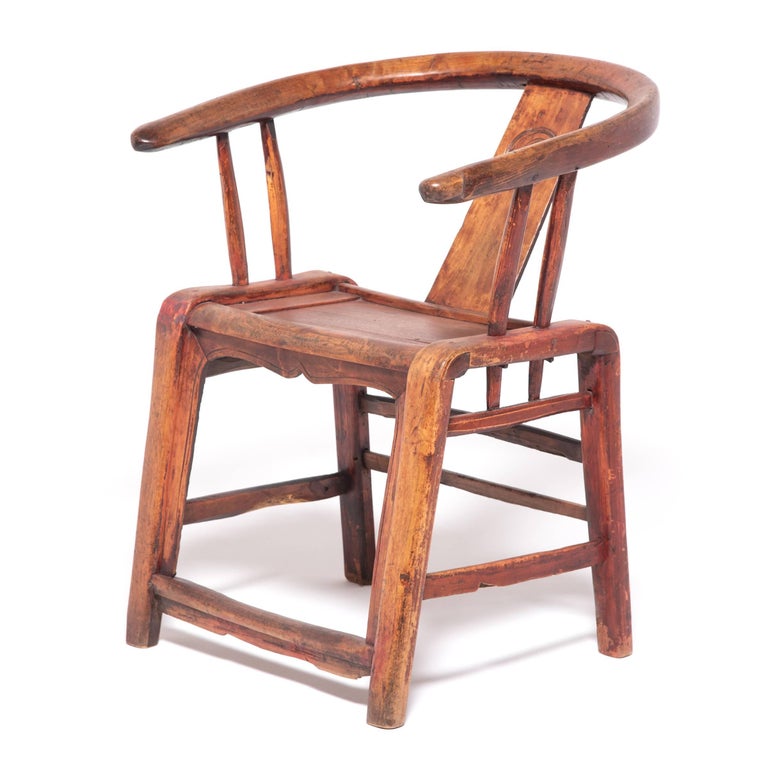 19th Century Chinese Bentwood Roundback Chair at 1stDibs