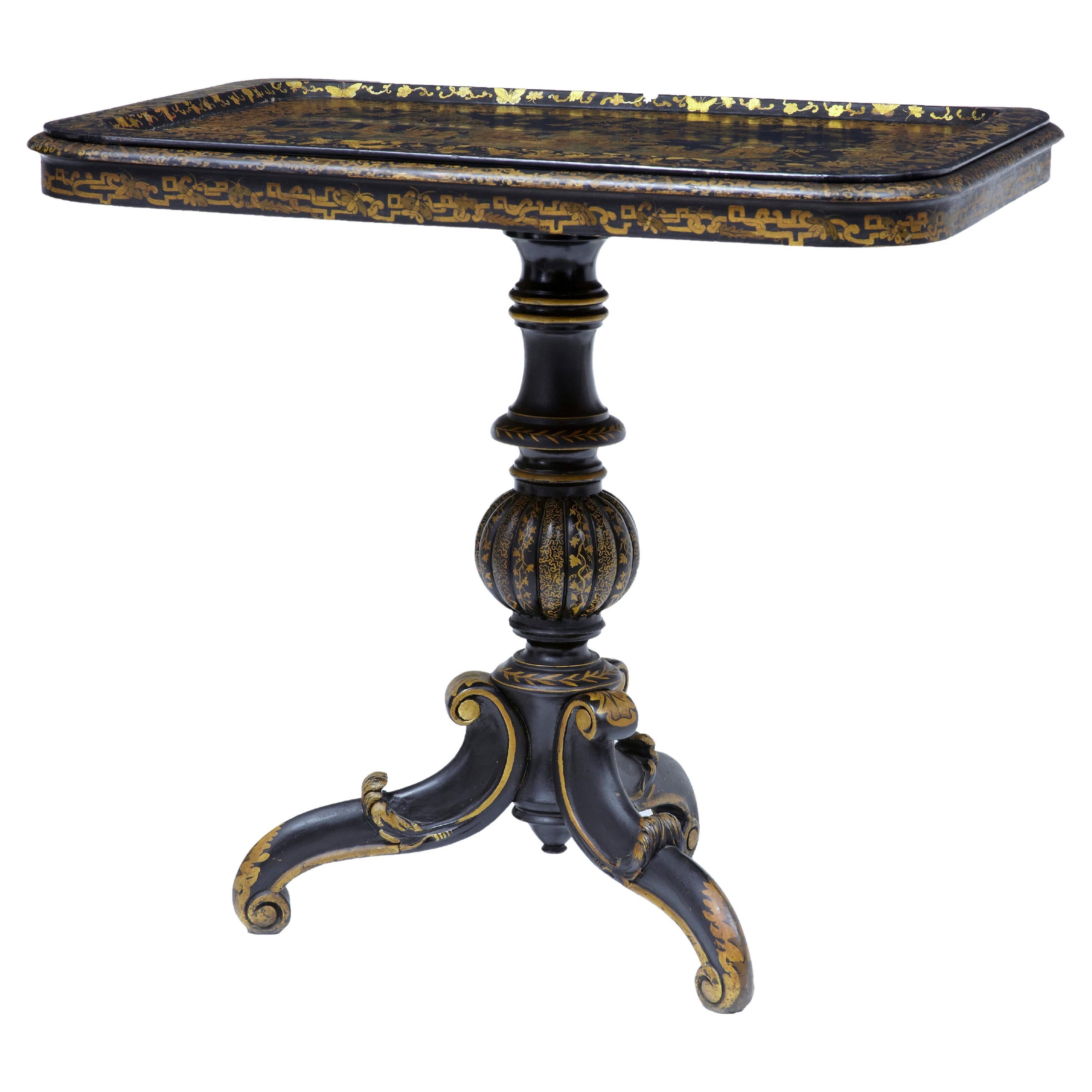 Pair of Japanese Embellished Lacquer Tray Tables Meiji Period, Late ...