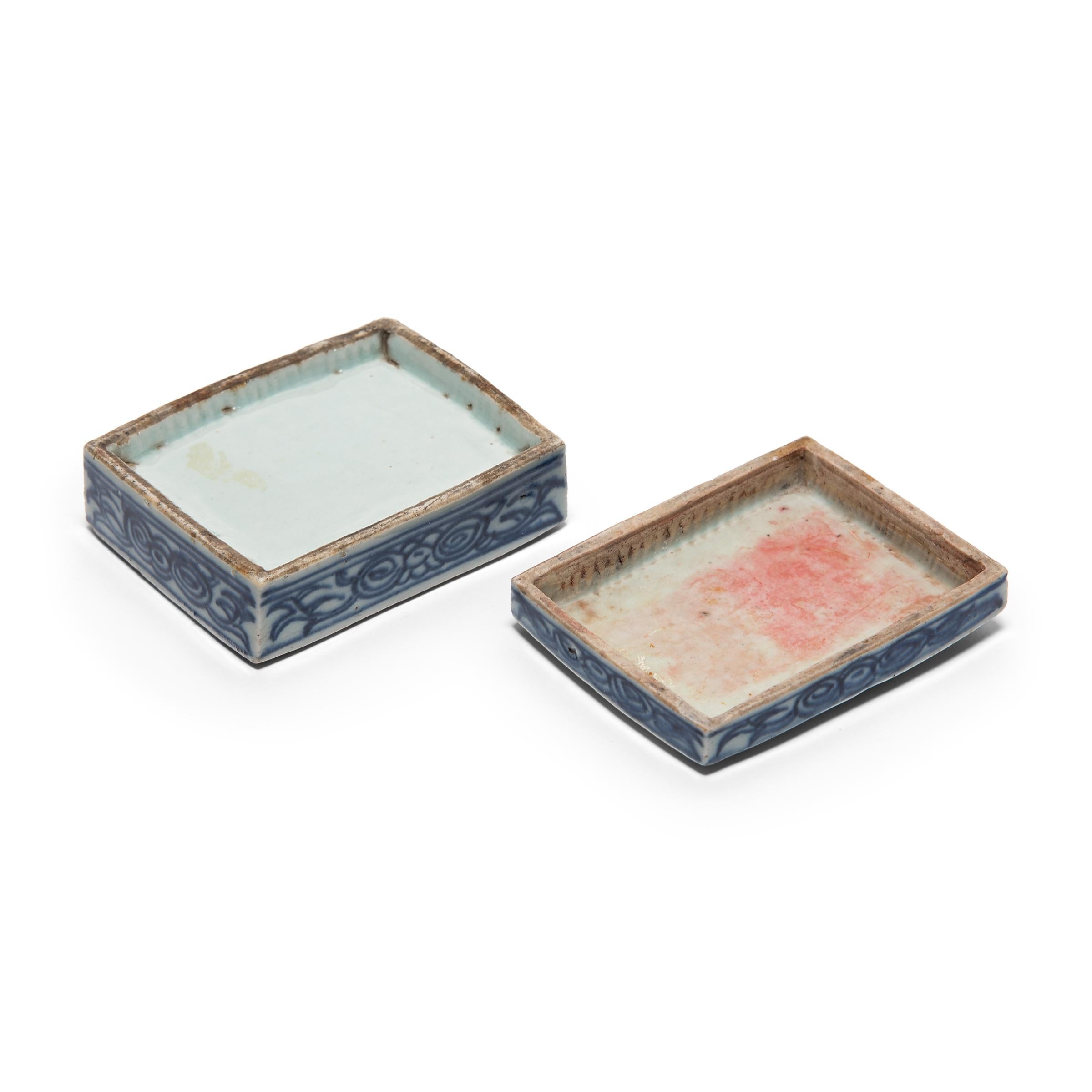 19th Century Chinese Blue and White Ink Box at 1stDibs | chinese ink box
